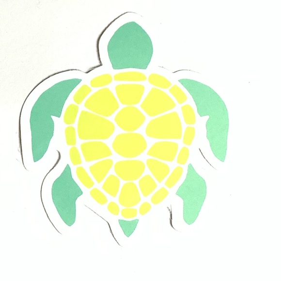 Accessories | Turtle Vinyl Sticker | Poshmark